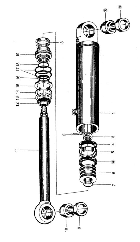 Tilt Cylinder Assembly Chinapartseu