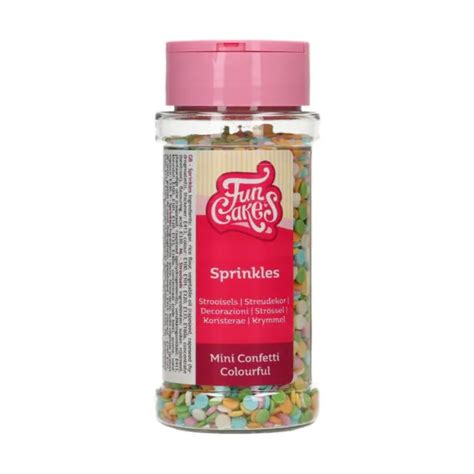 Mini Confetti Colourful Funcakes
