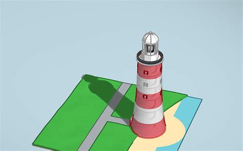 3d Design Lighthouse Tinkercad
