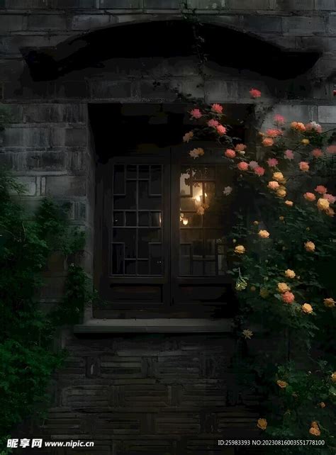 花园中的玫瑰摄影图建筑景观自然景观摄影图库昵图网