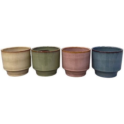 Stepped Planterassorted Colours Basketbelle