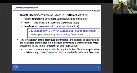 G4fs25 Day 4 Session 1 Geant4 Introduction To User Commands And Visualisation · Cds Videos · Cern