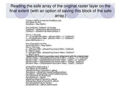 Using Vb Active X Components To Customize A New Tool On Arcmap Ppt