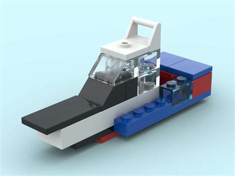 Lego Moc Motorboat 30510 By Flobert2 Rebrickable Build With Lego
