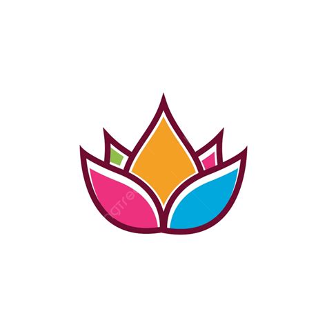 아름다운 연꽃 벡터 아이콘 디자인 서식 파일 자연 여자 요소 Png 일러스트 및 벡터 에 대한 무료 다운로드 Pngtree