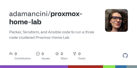 Github Adamanciniproxmox Home Lab Packer Terraform And Ansible