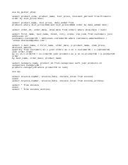 Assignment3 Sql Use My Guitar Shop Select Product Code Product Name