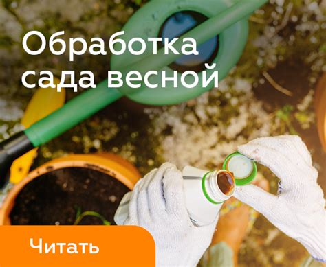 Обработка сада весной - СадХозТорг
