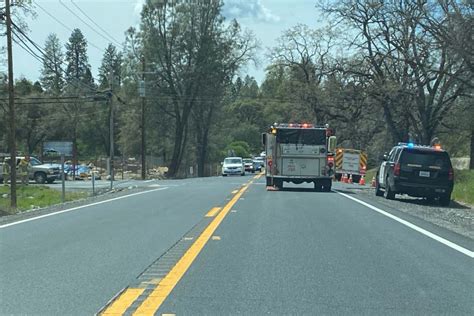 Update Crash Backing Up Traffic Around Shaws Flat And Hwy 49