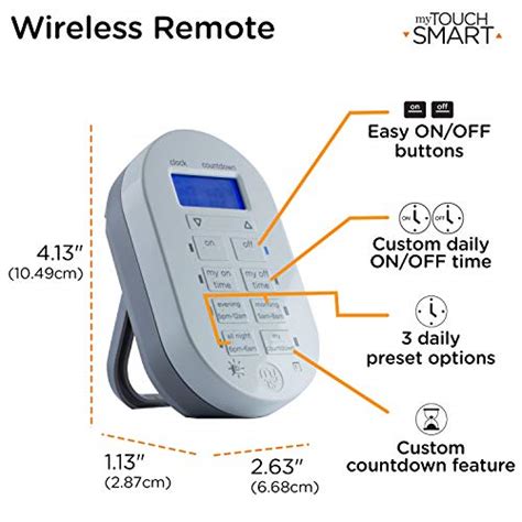 Mytouchsmart Wireless Programmable Outdoor Indoor Digital Timer With