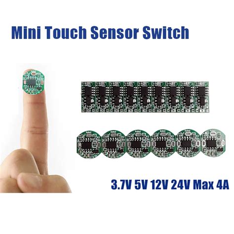 Mini Touch Sensor Dimmable Switch Dc V Led Lamp Strip Closet Detector