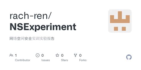 Github Rach Ren Nsexperiment