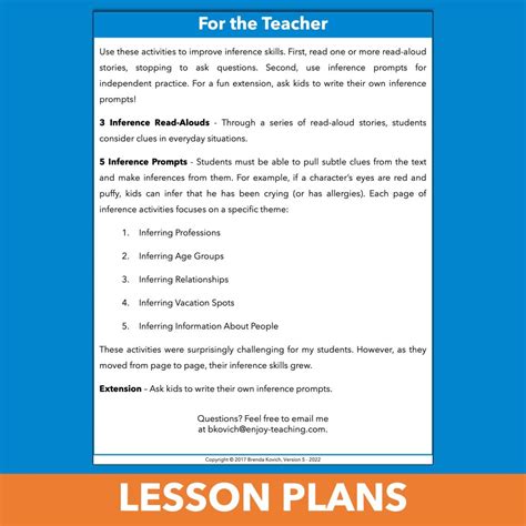 simple inference practice activities read like a detective enjoy