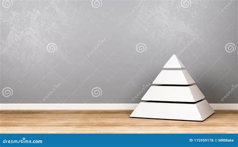 Pyramid Hierarchy Chart Business Organization Structure With People