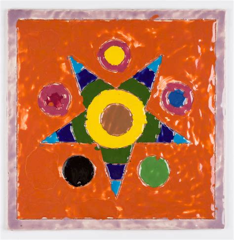 Polly Apfelbaum Pa Abstract Target Star 2022 Frith Street Gallery