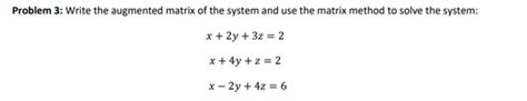 Solved X 2y 3z 2x 4y Z 2x2y 4z 6 Chegg