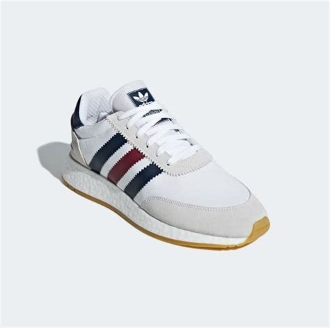 Venta Zapatillas Adidas Blancas Con Rayas Azules Y Rojas En Stock