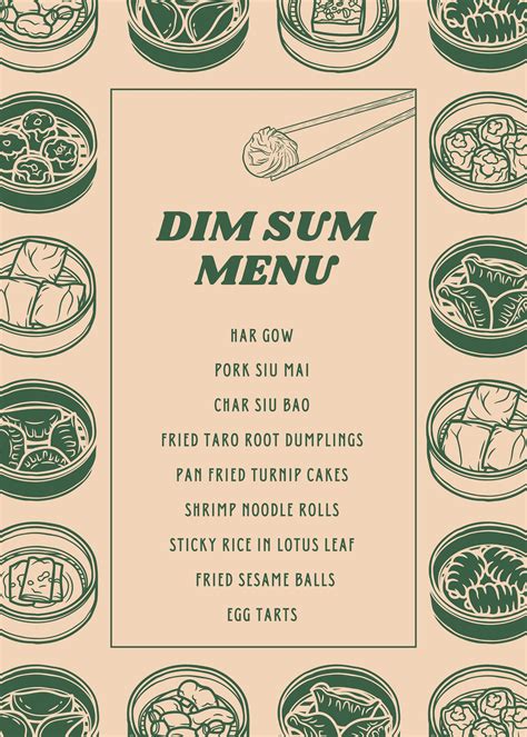 Dim Sum Theme Food Cocktail Menu Birthdays Dinner Parties Cocktail Parties Modern Asian Food
