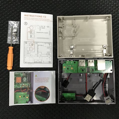 Mini Retroflag Nespi Nes Style Case For Raspberry Pi 3 2 B Computer