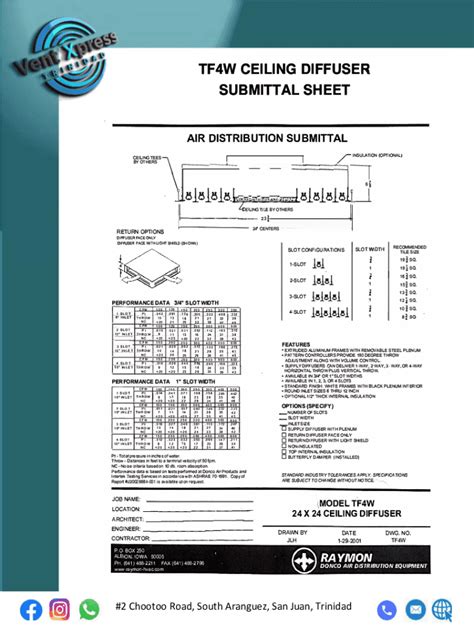 Diffuser Ceiling Diffuser4 Way Diffuser