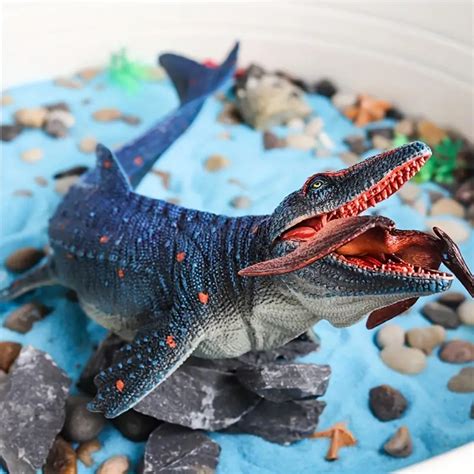 Mosasaurus Dinosaur Toy Figure Realistic Ancient Sea Monster Temu