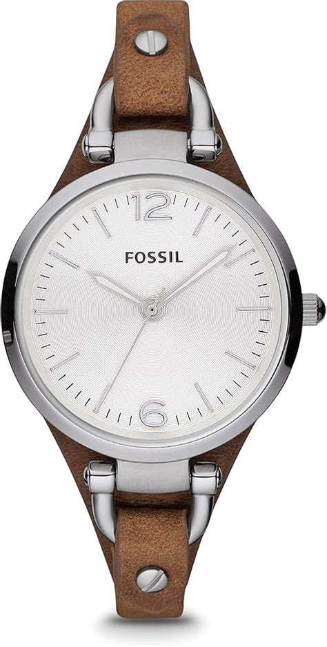 Fossil Reloj Analógico para Mujer de Cuarzo con Correa en Cuero ES3060 Fossil Amazon es Relojes