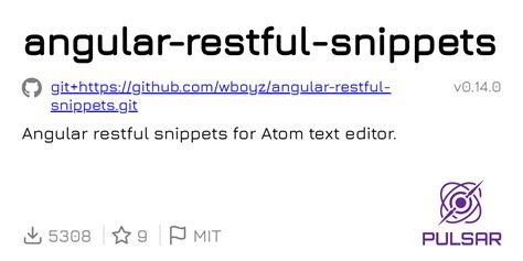 Angular Restful Snippets