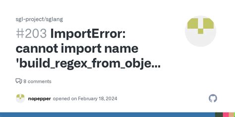 importerror cannot import name build regex from object from