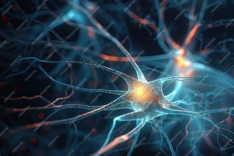 Premium Photo Realistic 3d Model Of A Human Brain With Detailed Anatomy And Neural Pathways