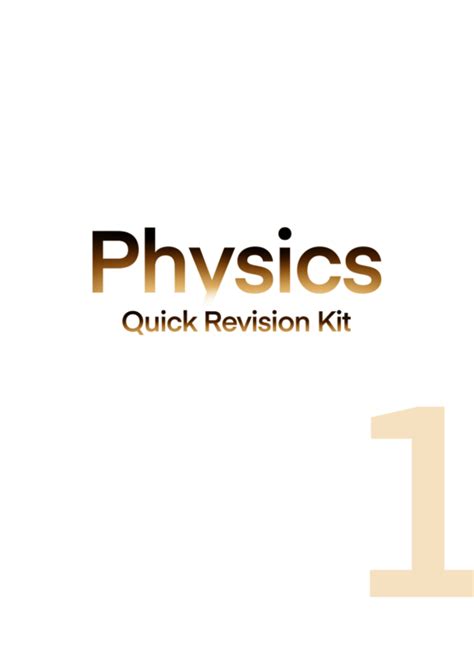 Physics Quick Revision Kit 1 Ch 1 Temperatureand Thermometers I I Temperature Degree Of