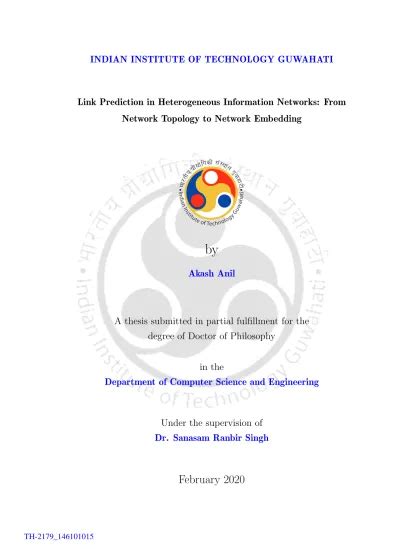 Link Prediction In Heterogeneous Information Networks
