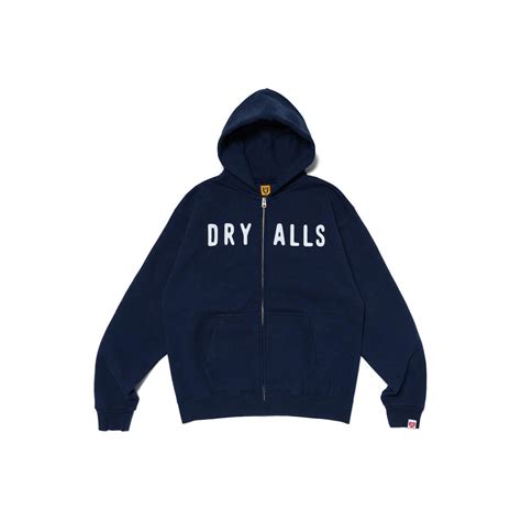 Human Made Zip Up Sweat Hoodie Navyhuman Made Zip Up Sweat Hoodie Navy