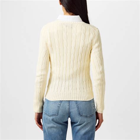 Polo Ralph Lauren Kimberly Cable Knit Jumper Women Jumpers Flannels
