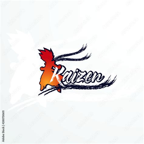 Vetor De Kaizen Logo Icon Do Stock Adobe Stock
