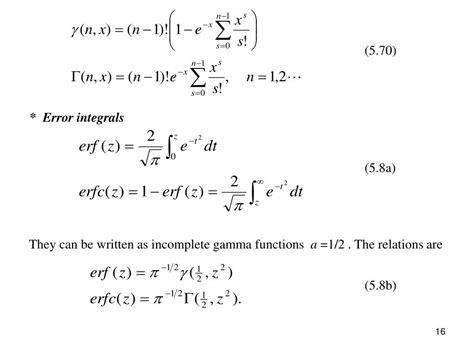 Ppt 5 The Gamma Function Factorial Function Powerpoint
