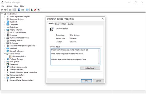 Fixing A Yellow Exclamation Point In Device Manager