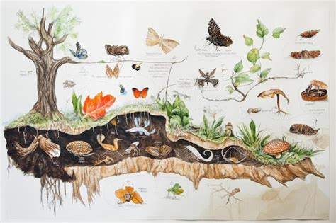 A Biology Textbook Section On Ecosystems With Diagrams Illustrating The