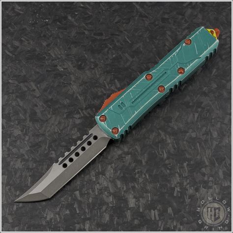 Microtech Knives Limited Bounty Hunter Green Utx 85 Hellhound Tanto