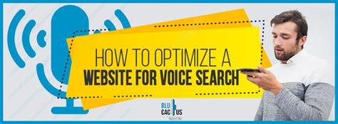 How To Optimize My Website For Voice Search BluCactus UK
