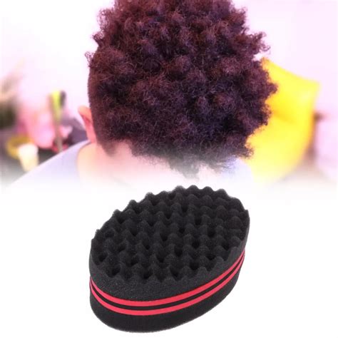 1pc Barber Hair Sponge Brush Make Dreads Locking Twist Coil Afro Curl Magic In Hair Rollers From