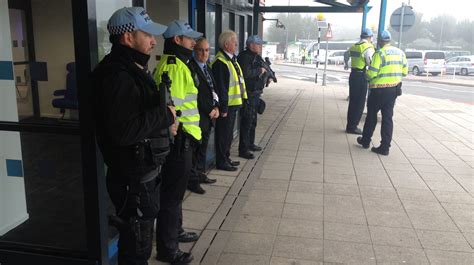Security At Bristol Airport As NATO Heads Of State Arrive West