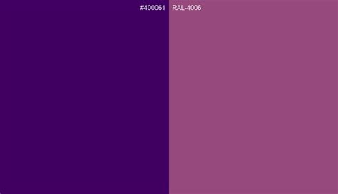 Hex 400061 To Ral Code Ral 4006 Conversion Chart Ral Classic