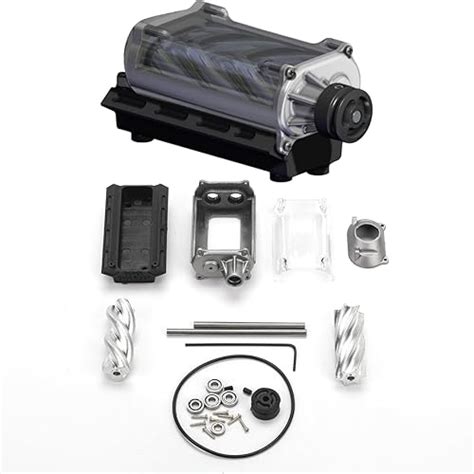 Enuochbuild V8 Supercharger Model With Metal Moving Parts Mad Rc 1 10 Scale Supercharger Model