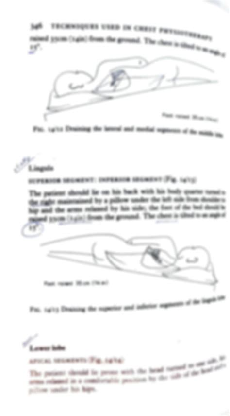 Solution Postural Drainage Studypool