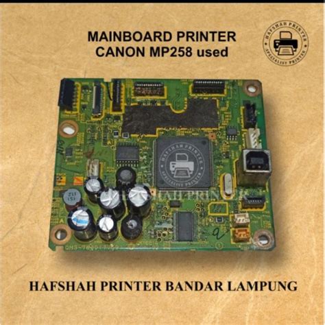 Jual Mainboard Motherboard Printer Canon Mp258 Shopee Indonesia