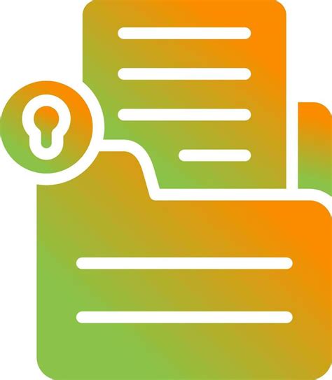 Document Lock Vector Icon Vector Art At Vecteezy