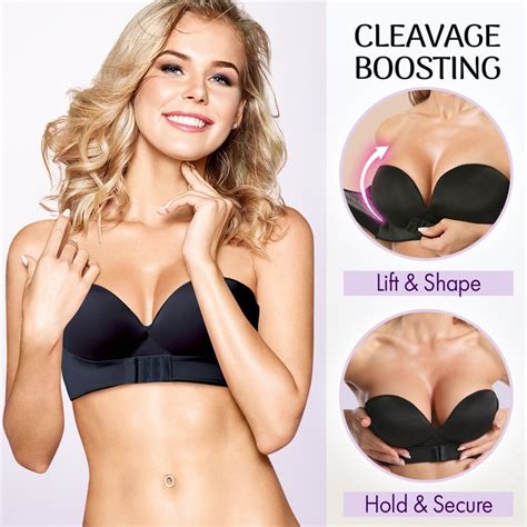 Front Buckle Strapless Wireless Bra