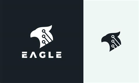 Eagle Circle Tech Logo 24239695 Vector Art At Vecteezy
