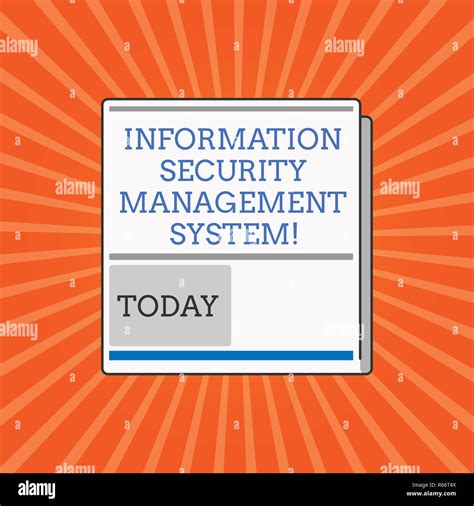 Conceptual Hand Writing Showing Information Security Management System Business Photo