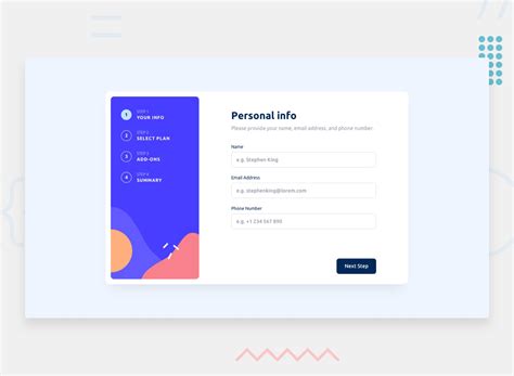 Frontend Mentor Multi Step Form Coding Challenge Solution